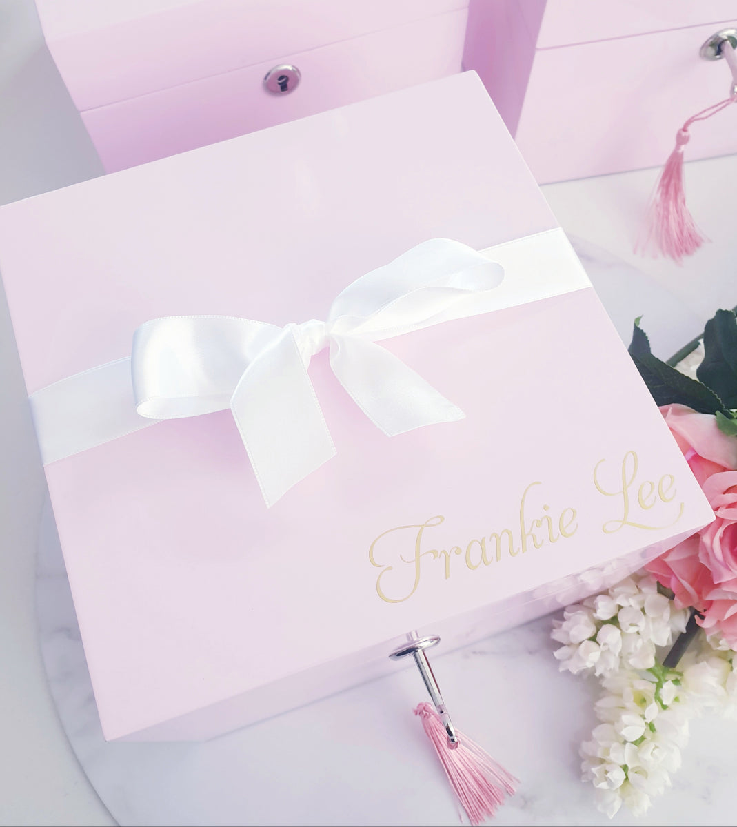 Personalised Jewellery Box - PINK – theprintedloveco